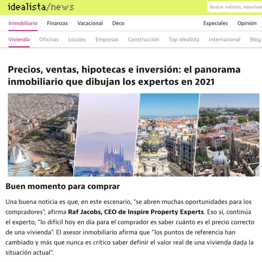 *INSPIRE in the media: Idealista/Yaencontré* – “The real estate ...